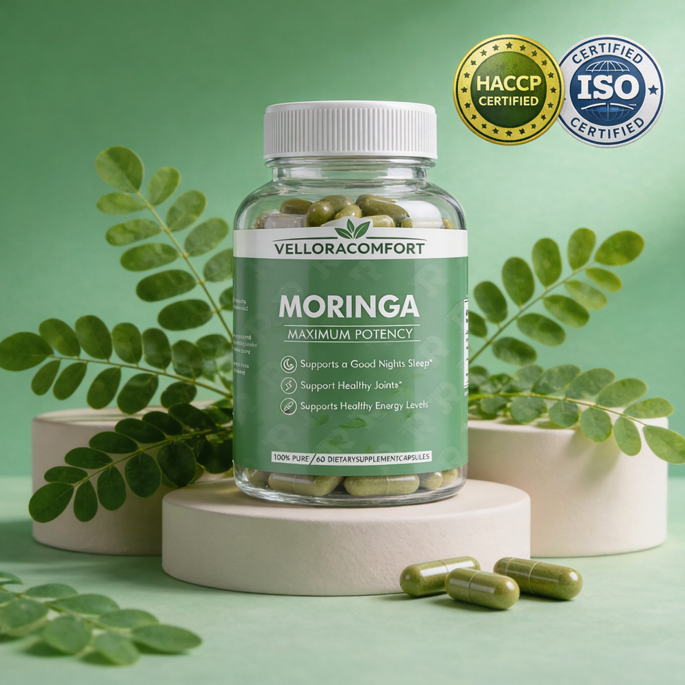 VELLORACOMFORT™ Moringa Capsules for Appetite Control – VelloraComfort
